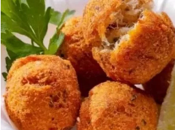 TCHÊ DO PEIXE - BOLINHO DE TILÁPIA C/ QUEIJO - Flash Menu